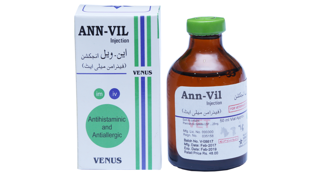 ANN – VIL INJECTION (VET) - Venus Pharma